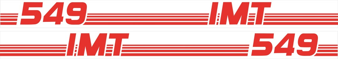 IMT 549 Tractor Decal Set, Replica - Etsy