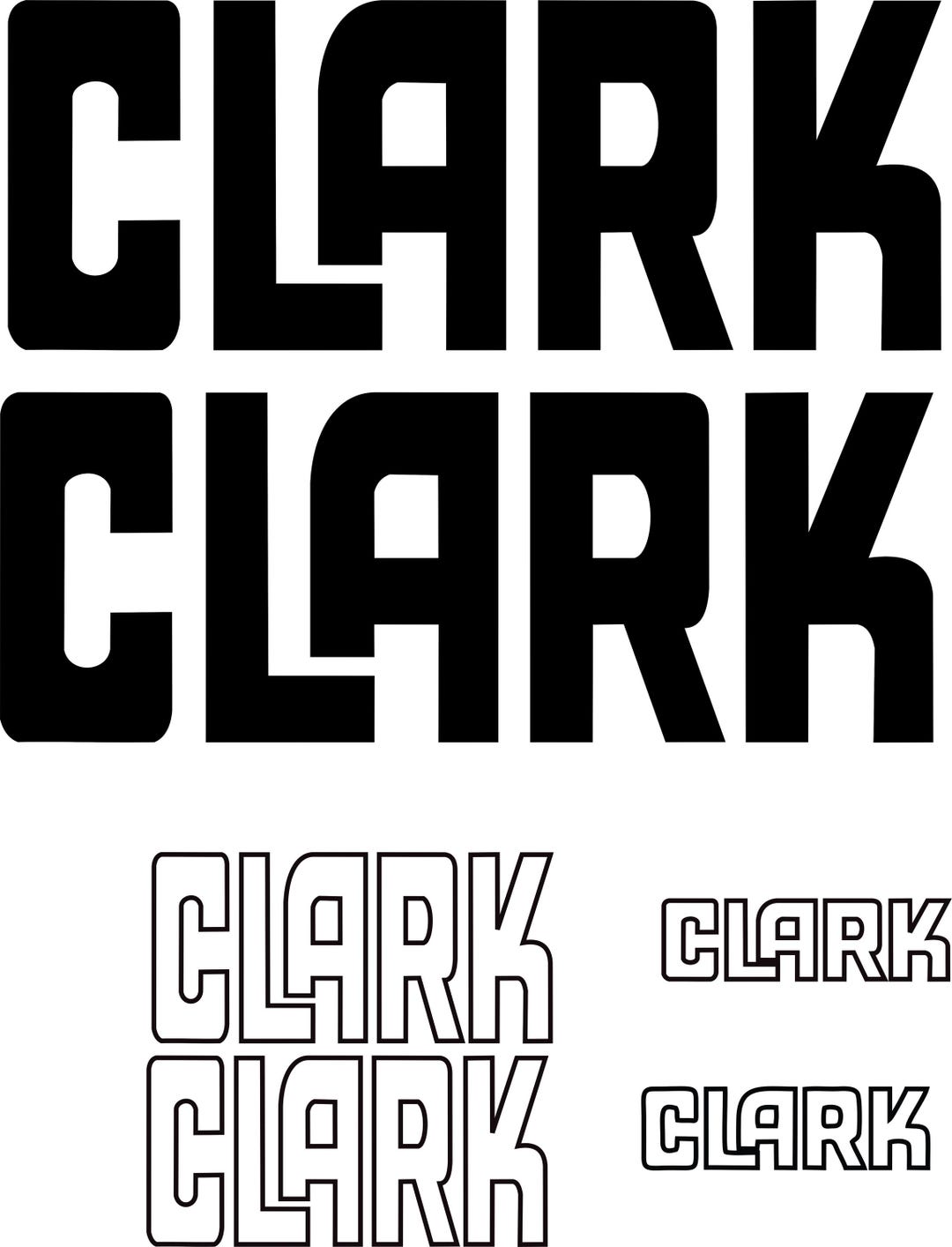 CLARK Decal Set for Forklift, Replica - Etsy