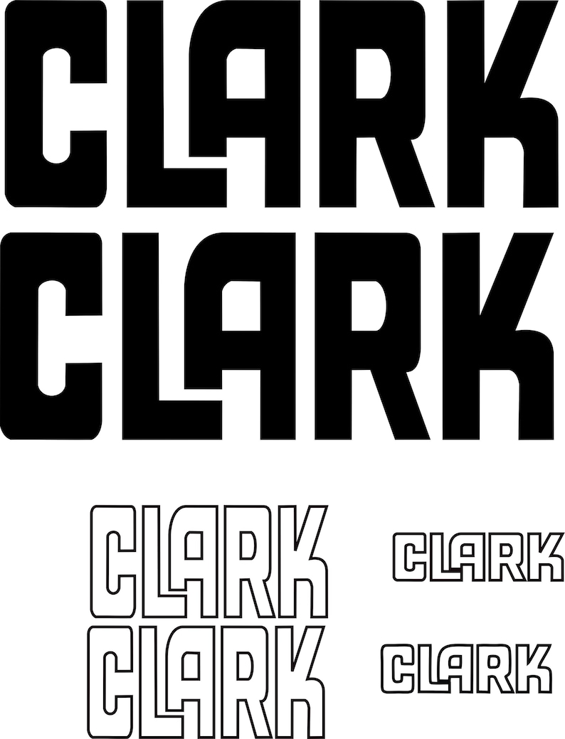 CLARK Decal Set for Forklift, Replica - Etsy