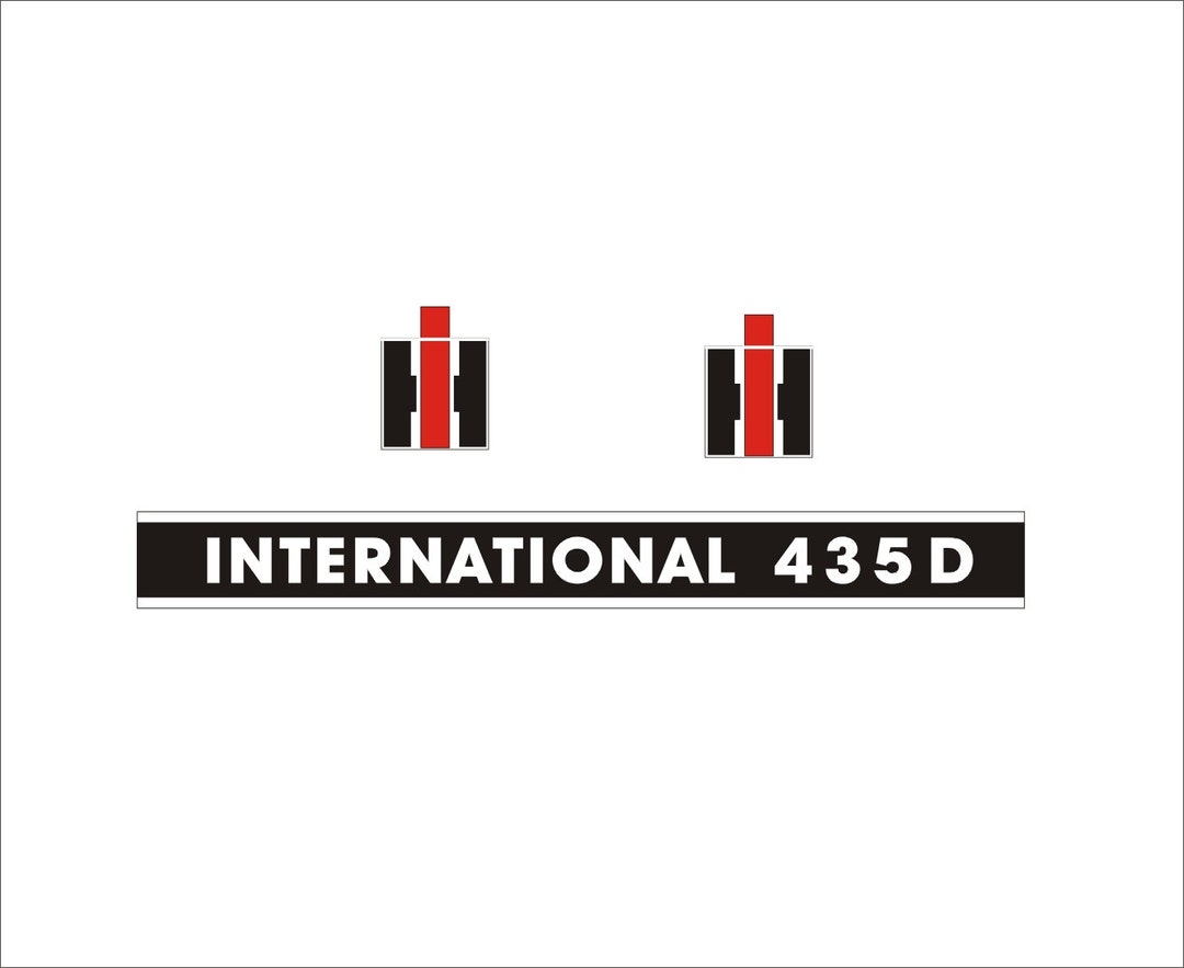 INTERNATIONAL 435 D - Combine Harvester Decal Set, Replica - Etsy