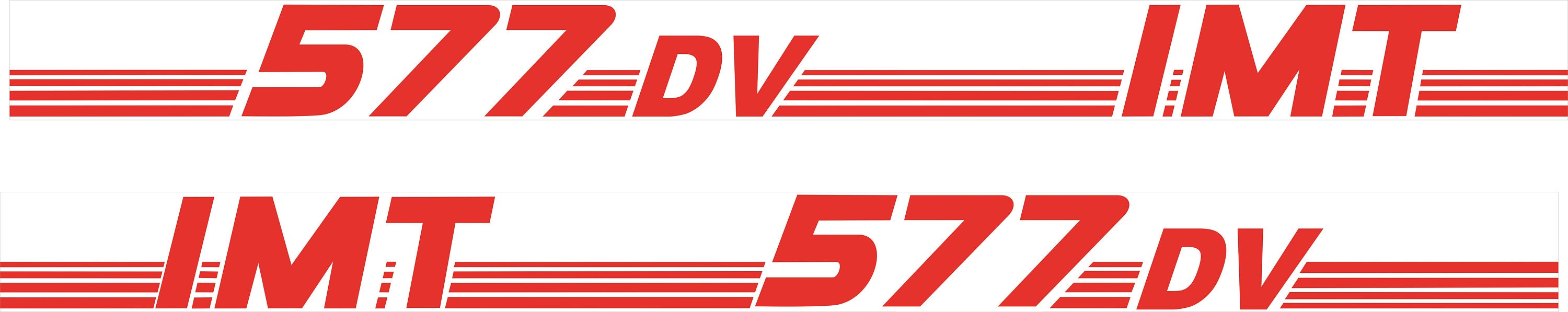 IMT 577 DV Tractor Decal Set, Replica - Etsy