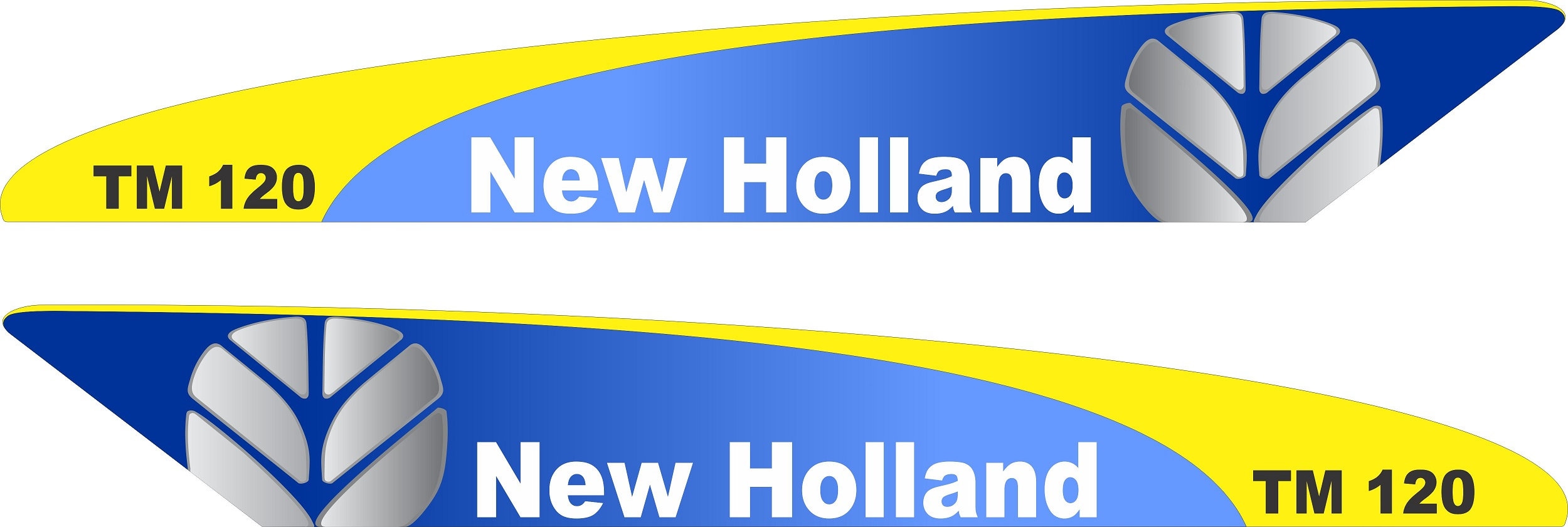 NEW HOLLAND 120 Tractor Decal Set, Replica - Etsy