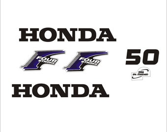 HONDA 8 Outboard Decal Set Replica | Etsy