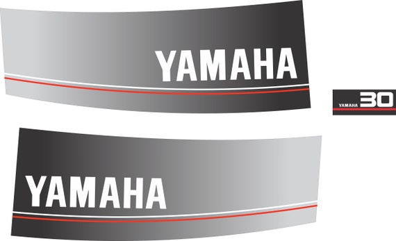 YAMAHA 30 Outboard Decal Set Replica | Etsy