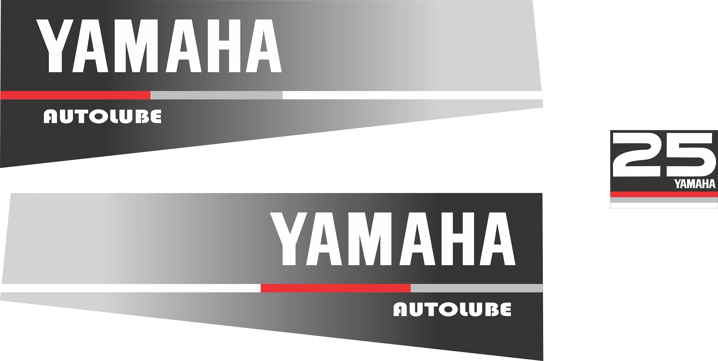 YAMAHA 25 AUTOLUBE - Outboard Decals Et, Replica - Etsy