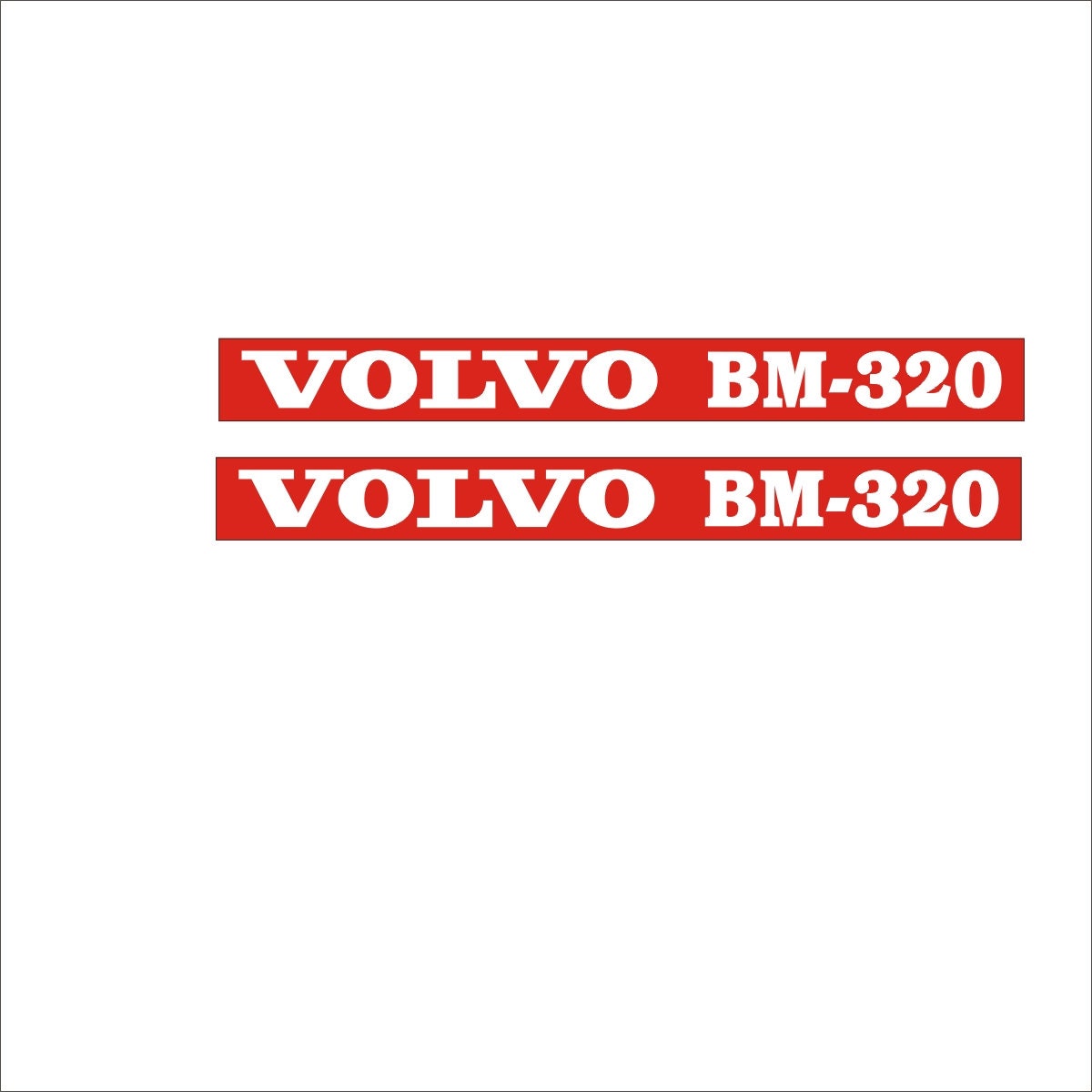 VOLVO BМ-320 - Tractor Decal Set, Replica - Etsy