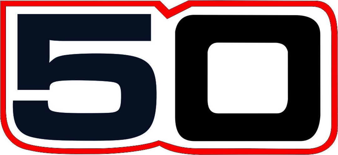 JOHNSON 50, Only Numbers - Decal for Outboard, Replica - Etsy