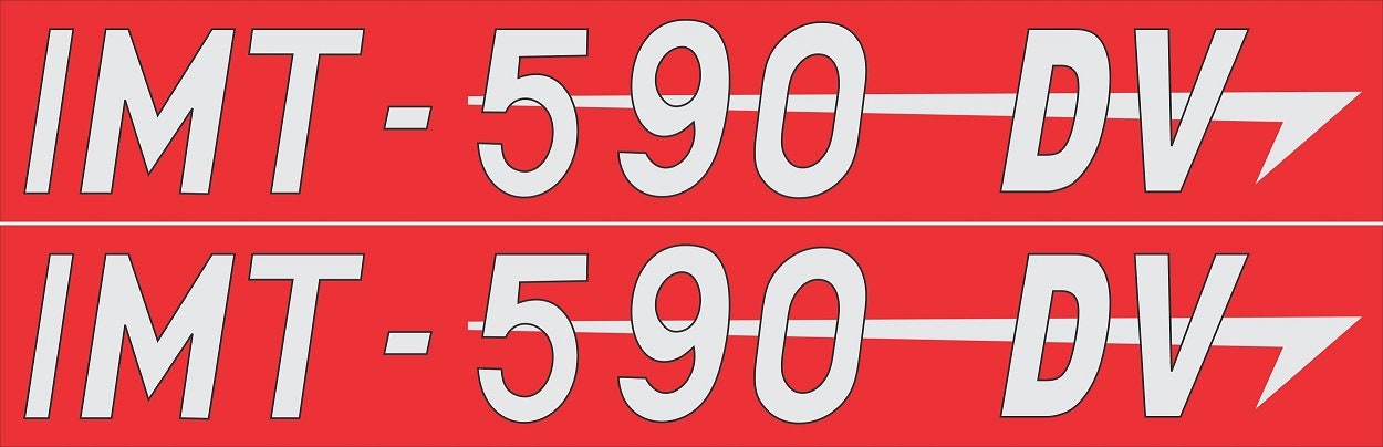 IMT 590 DV Tractor Decal Set, Replica - Etsy