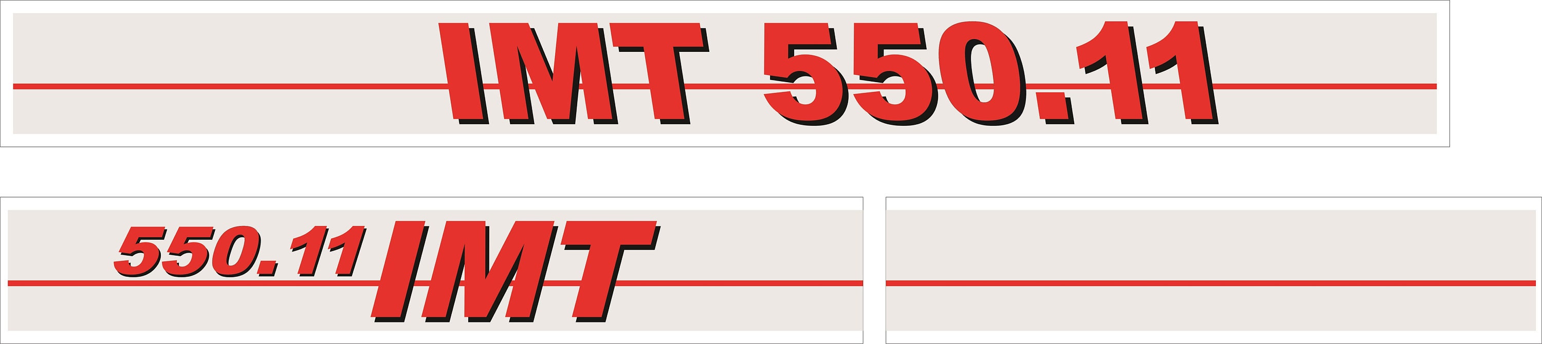 IMT 550.11 - Tractor Decal Set, Replica - Etsy