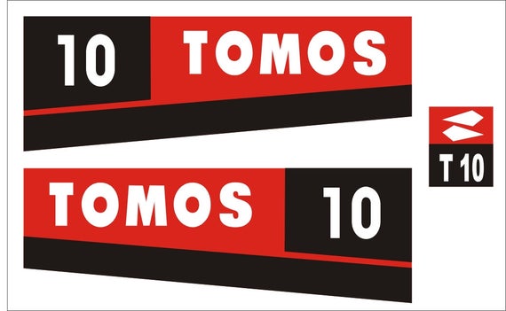 TOMOS 10 Outboard Decal Set Replica | Etsy