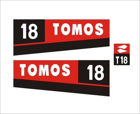 TOMOS 18 Outboard Decal Set Replica | Etsy