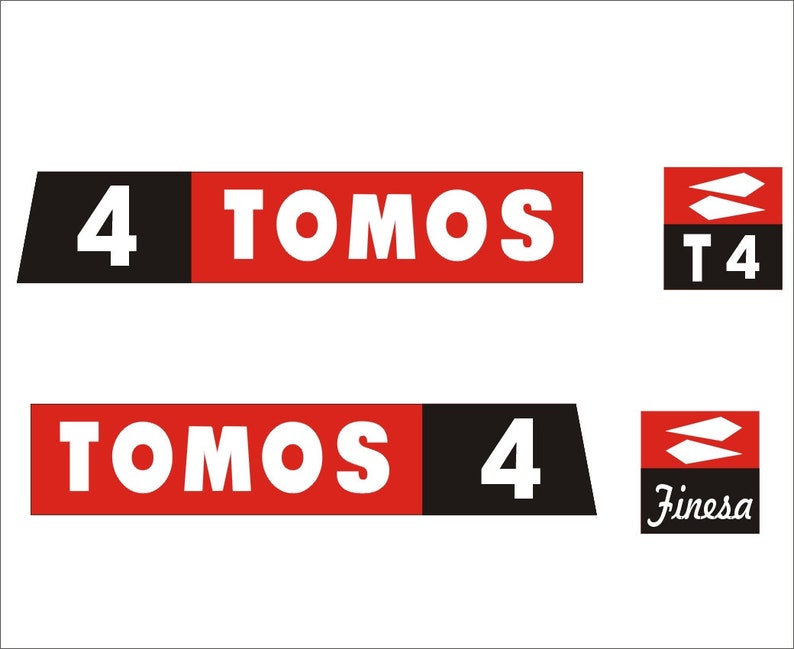 TOMOS 4 - Outboard Decal Set, Replica - Etsy