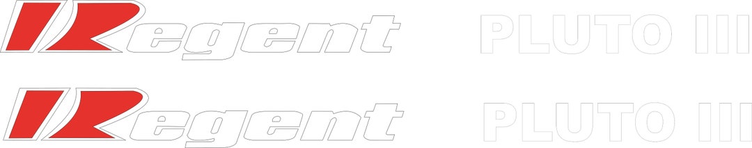 REGENT Pluto III Plough Decal Set, Replica - Etsy