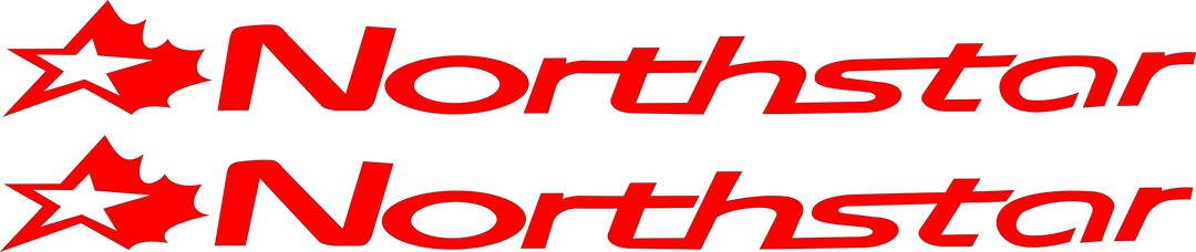 NORTHSTAR Red Decals for Boat, Replica - Etsy