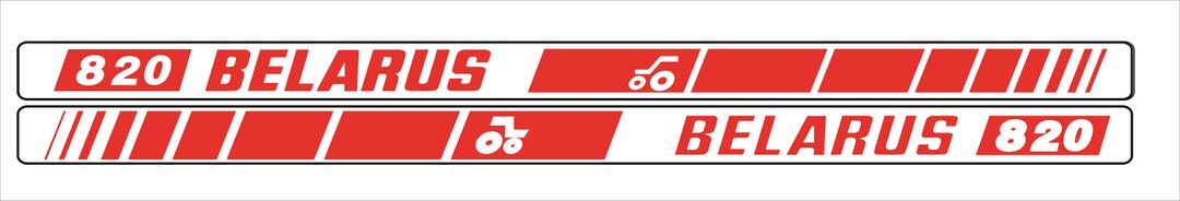 BELARUS 820 Tractor Decal Set, Replica - Etsy
