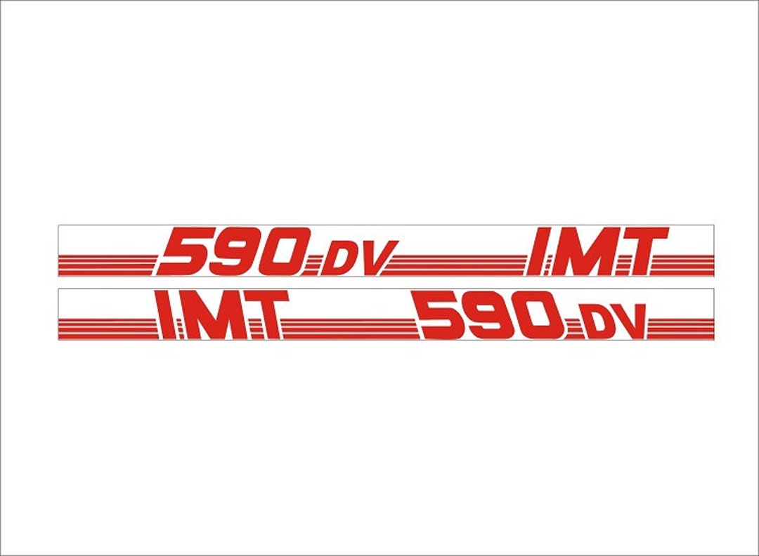 IMT 590 DV Tractor Decal Set, Replica - Etsy
