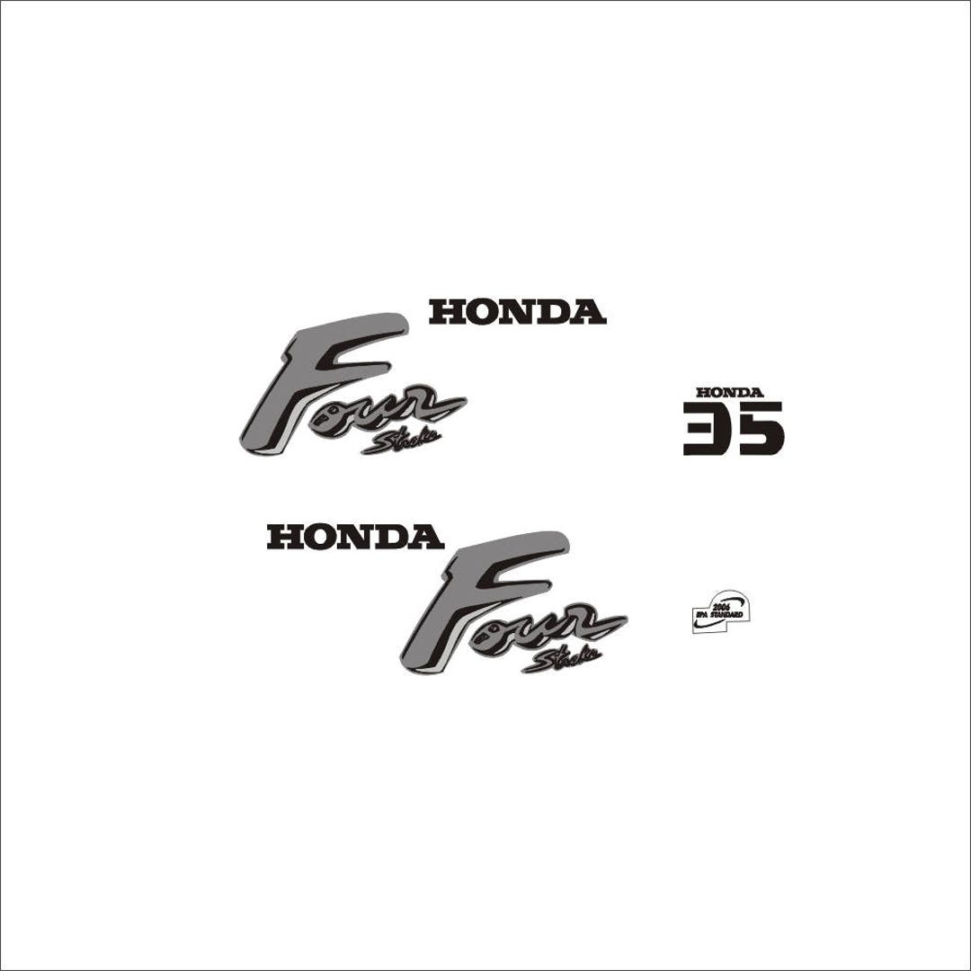 HONDA 35 - Outboard Decal Set, Replica - Etsy