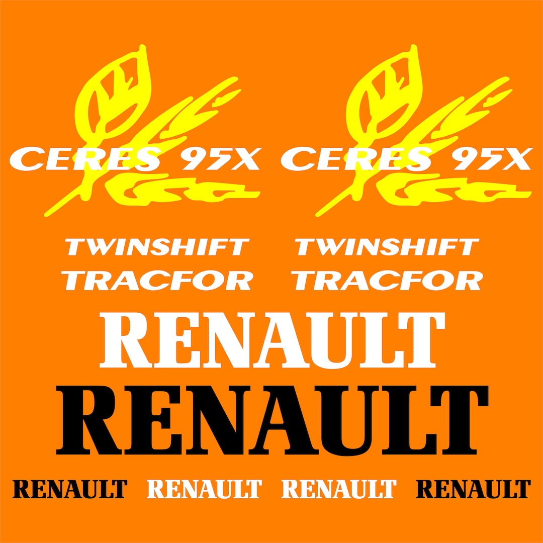RENAULT CERES 95 X Tractor Decal Set, Replica - Etsy