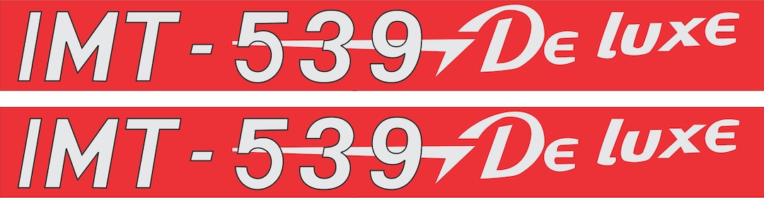 IMT 539 - Tractor Decal Set, Replica - Etsy