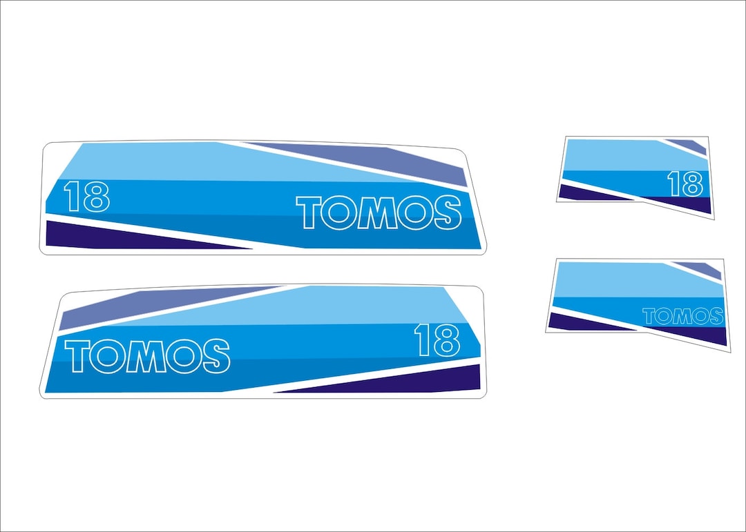 TOMOS 18 - Outboard Decal Set, Reproduction - Etsy