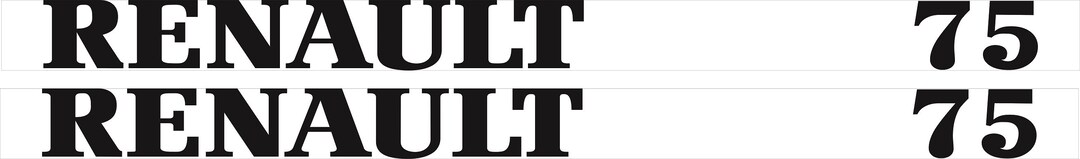 RENAULT 75 Tractor Decal Set, Replica - Etsy