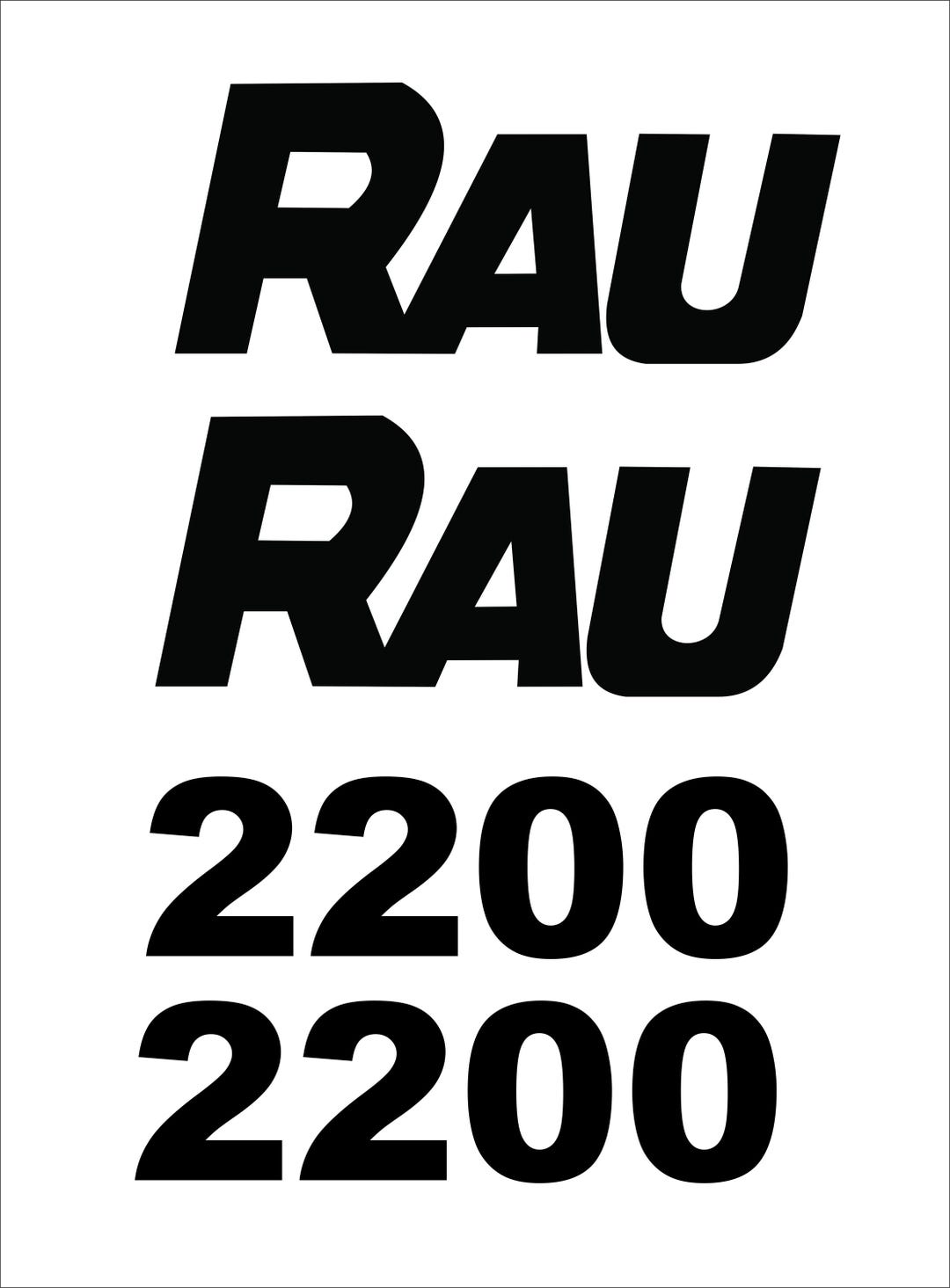 RAU 2200 - Sprayer Decal Set, Replica - Etsy