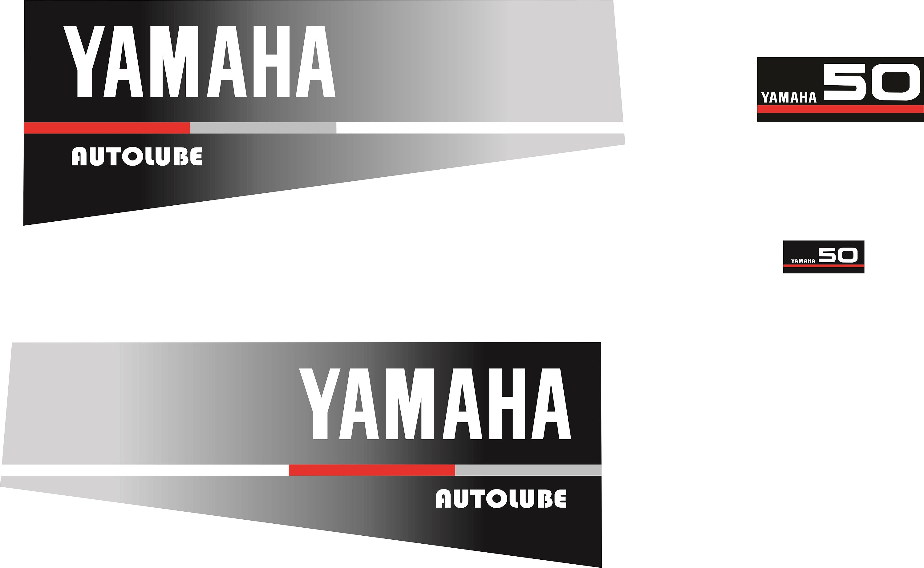 YAMAHA 50- Outboard Decal Set, Replica - Etsy