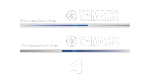 YAMAHA 4 Outboard Decal Set Replica - Etsy Singapore