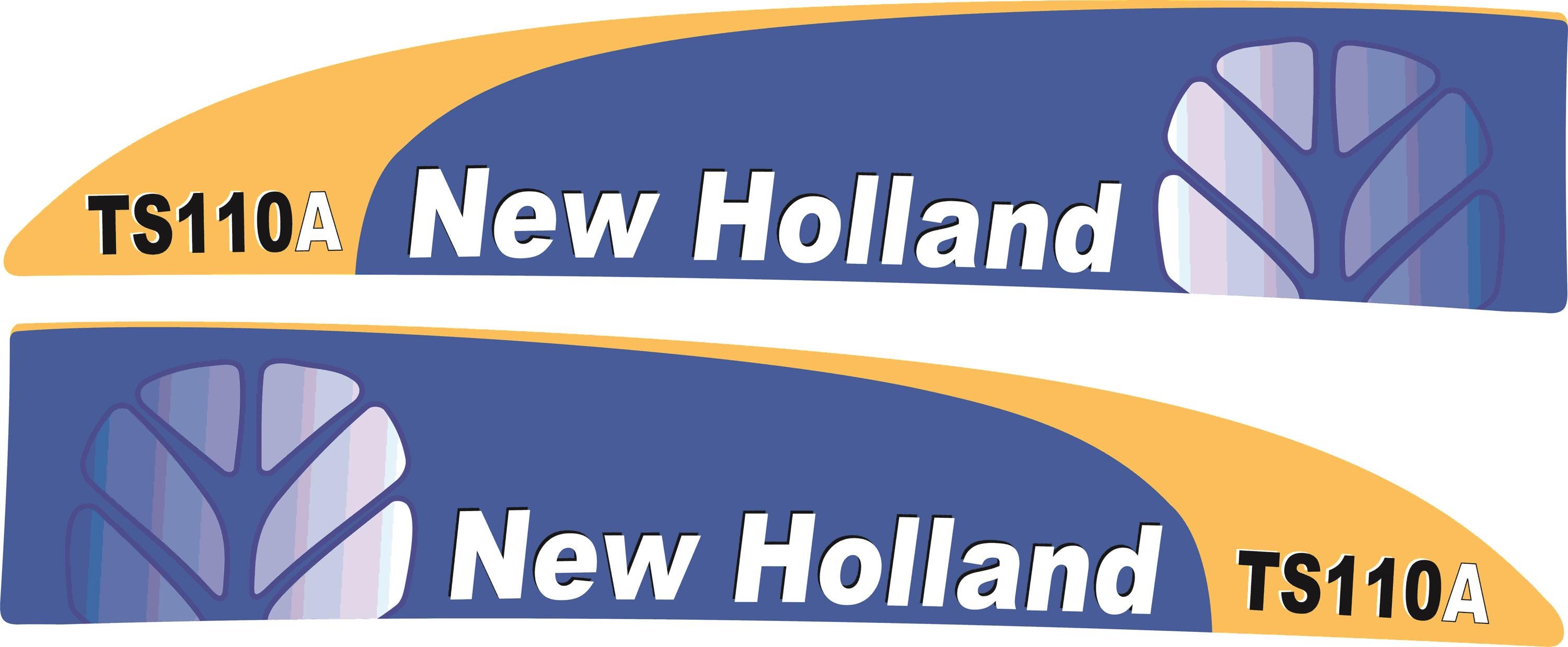 NEW HOLLAND TS 110A - Tractor Decal Set, Replica - Etsy