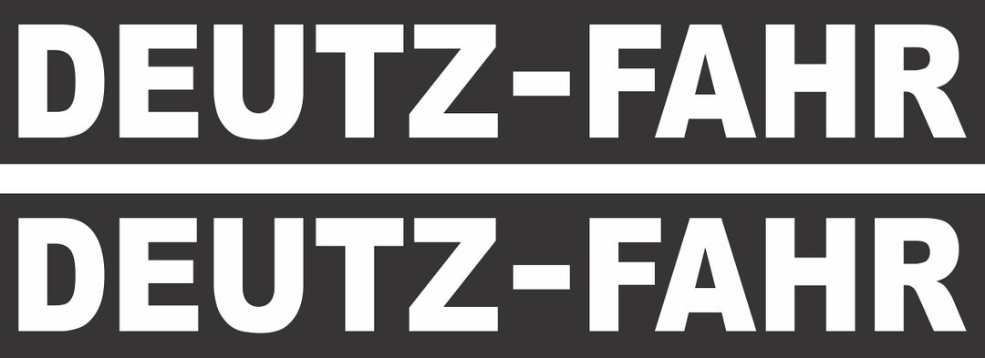 DEUTZ - FAHR - Mower Decal Set, Replica - Etsy
