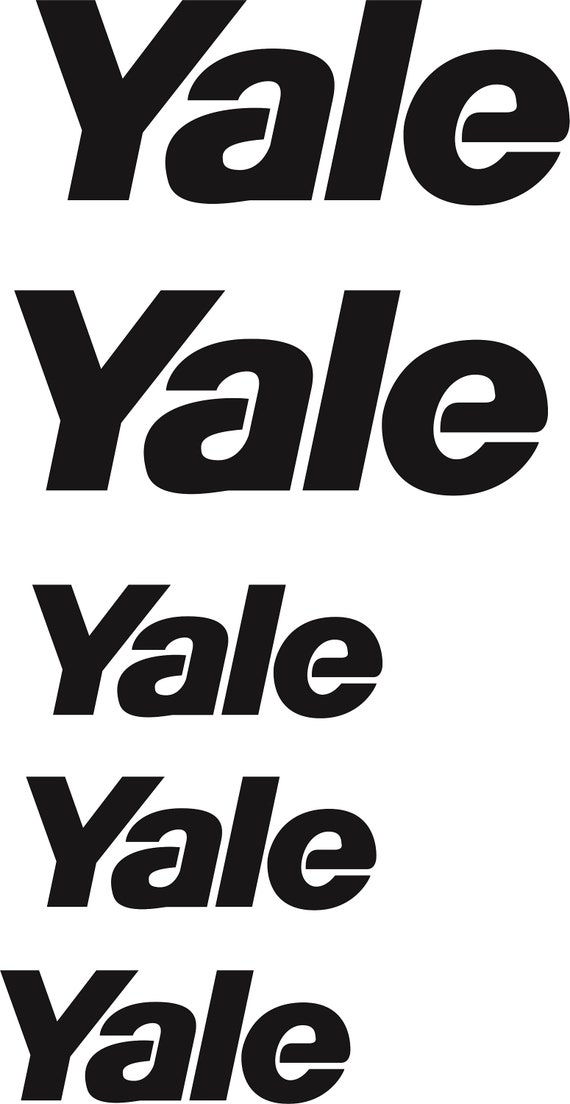YALE Forklift Decal Set Replica | Etsy