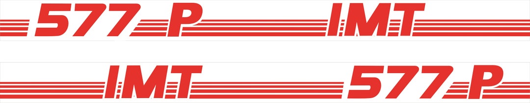 IMT 577 P Tractor Decal Set, Replica - Etsy