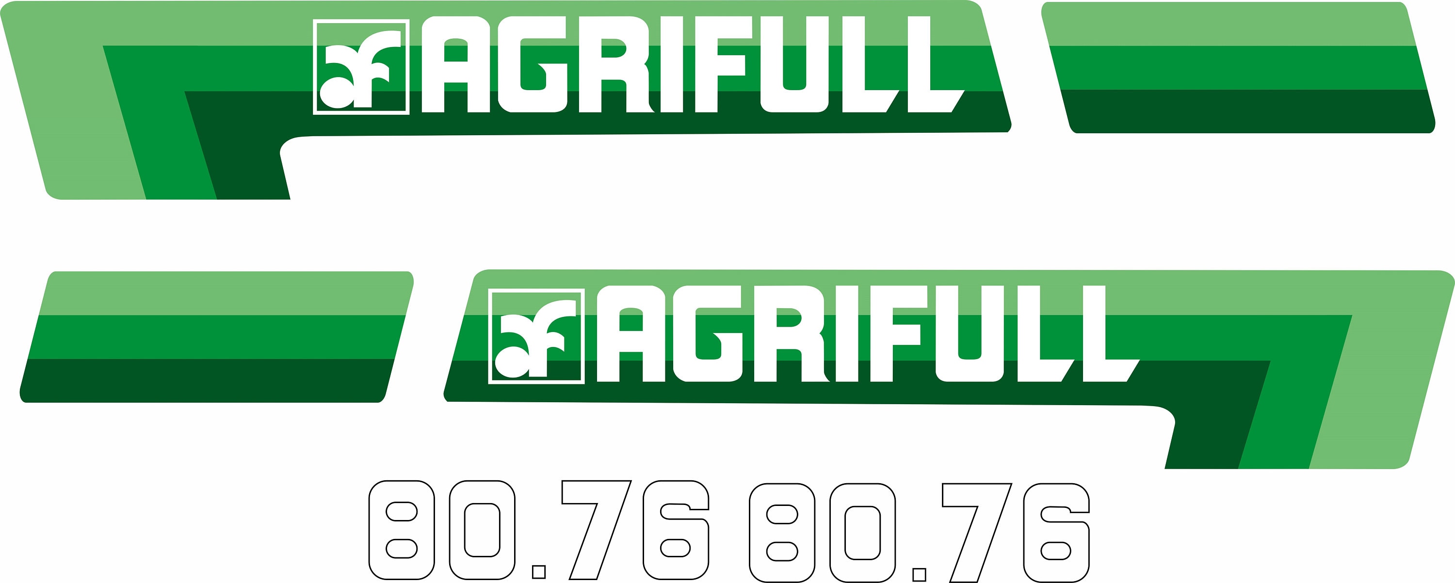 AGRIFULL 80.76 Tractor Decal Set, Replica - Etsy