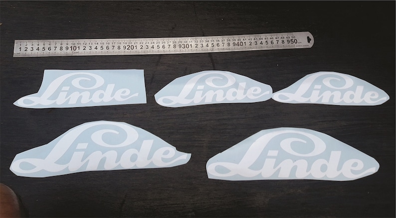 LINDE Forklift Decal Set, Replica - Etsy