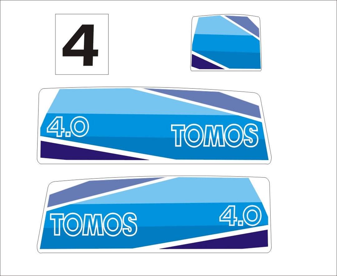 TOMOS 4 -outboard Decal Set, Replica - Etsy UK