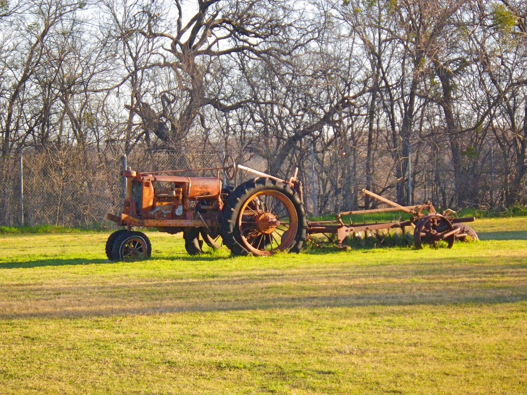 Antique Farm Tractor - Etsy
