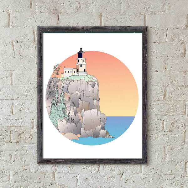 Split Rock Lighthouse - Etsy