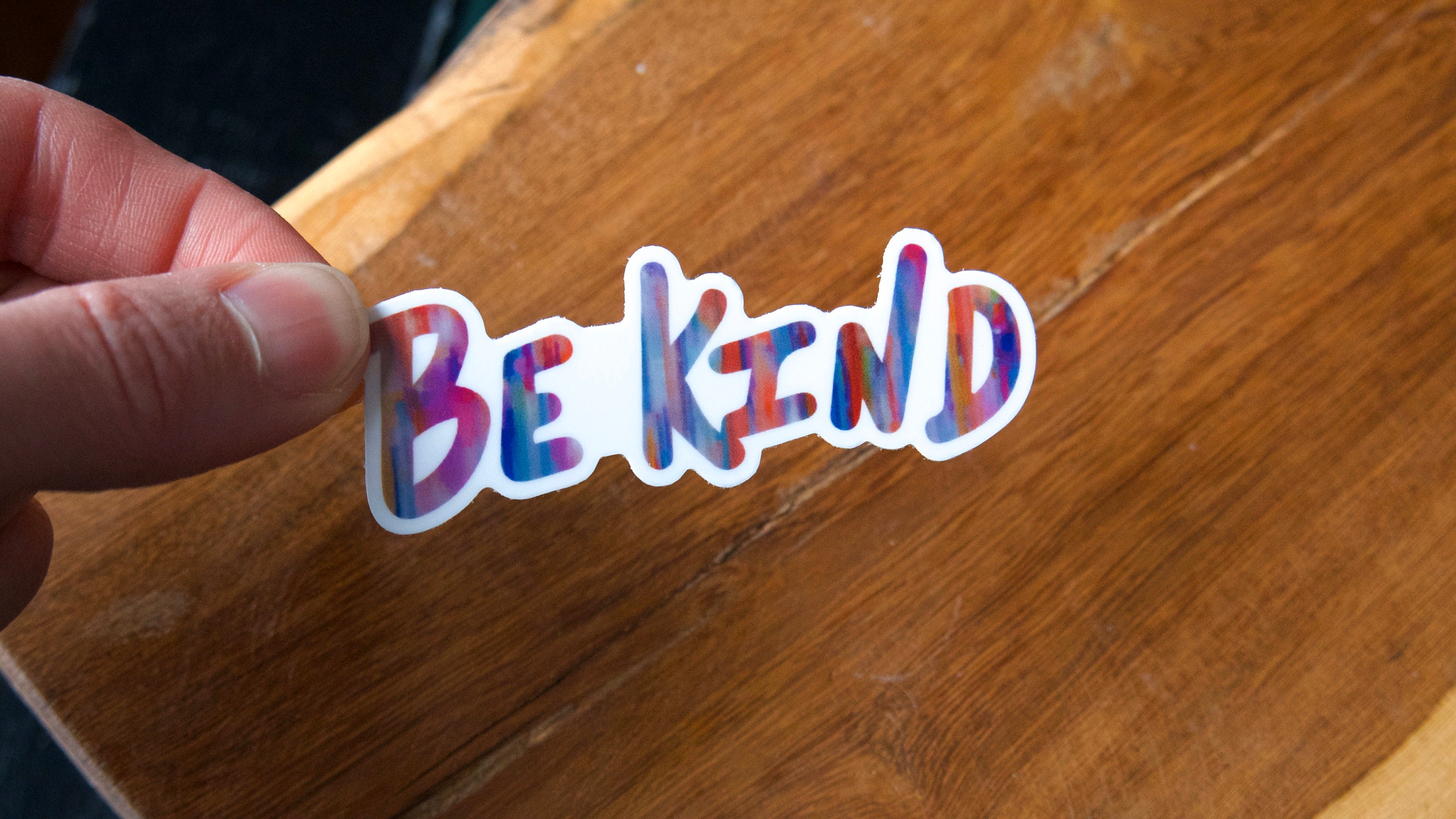 Be Kind Vinyl Sticker | Etsy
