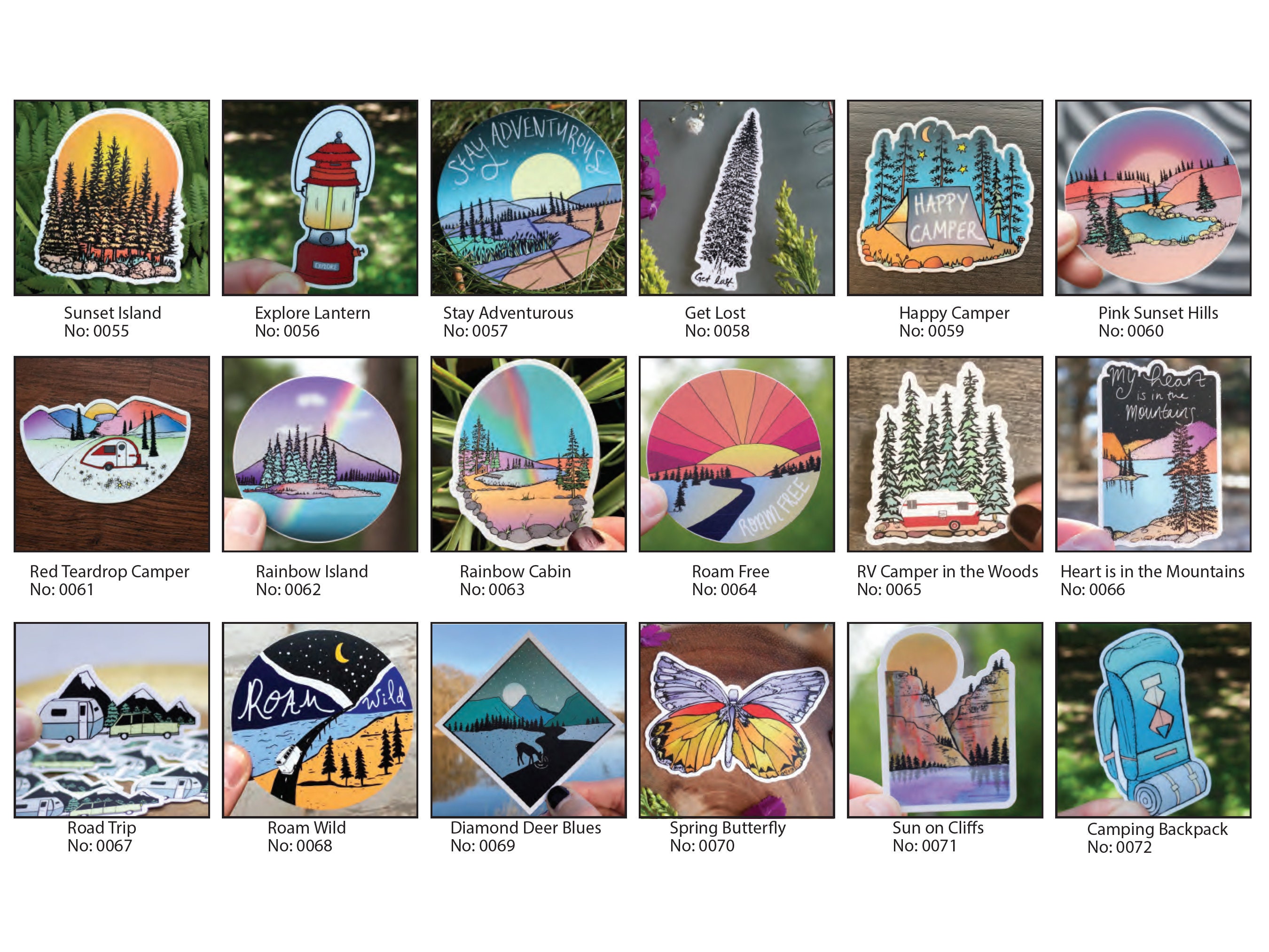 Build Your Own Sticker Set. Pick 3 Vinyl Stickers - Etsy