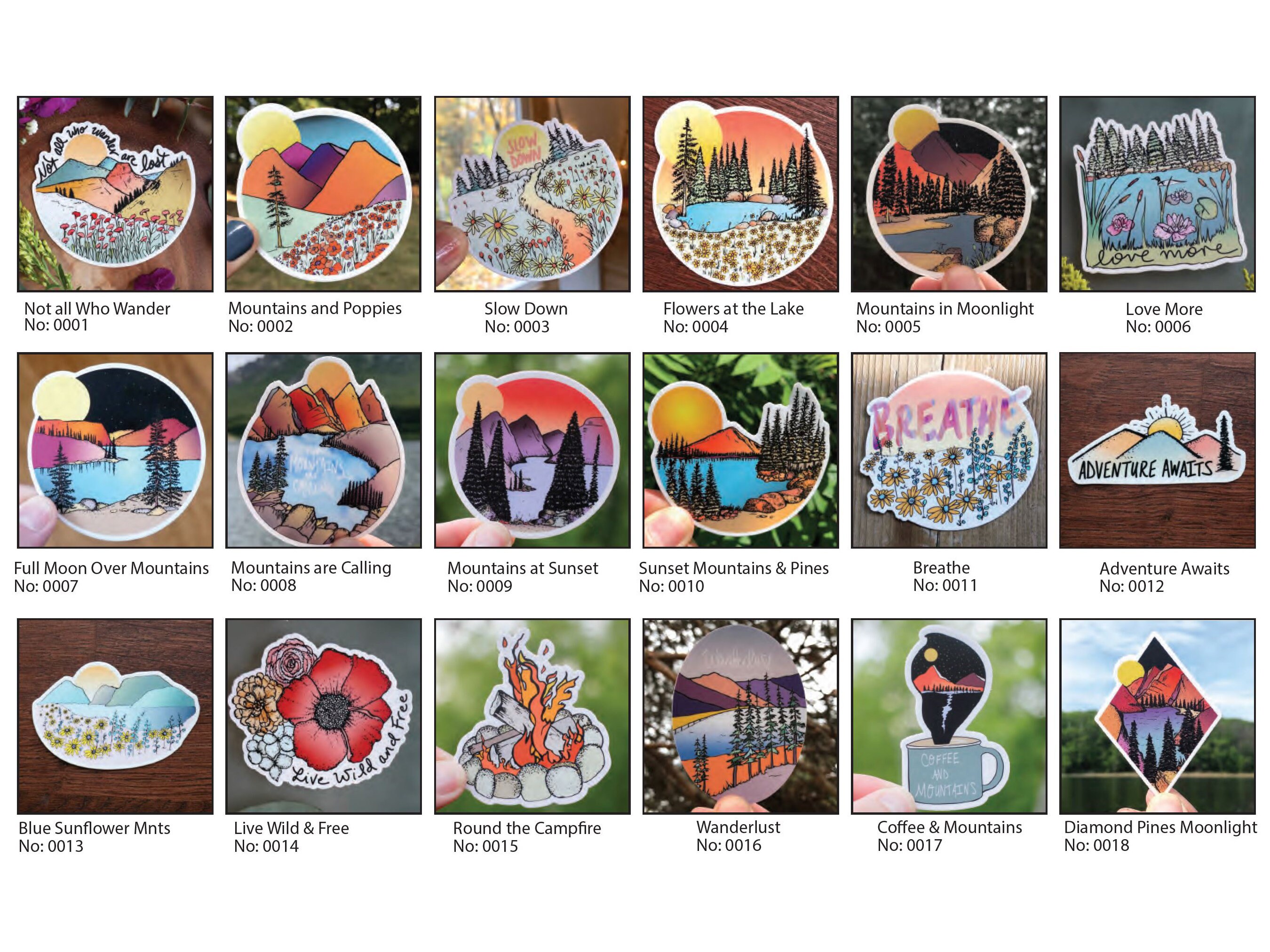 Build Your Own Sticker Set. Pick 3 Vinyl Stickers - Etsy