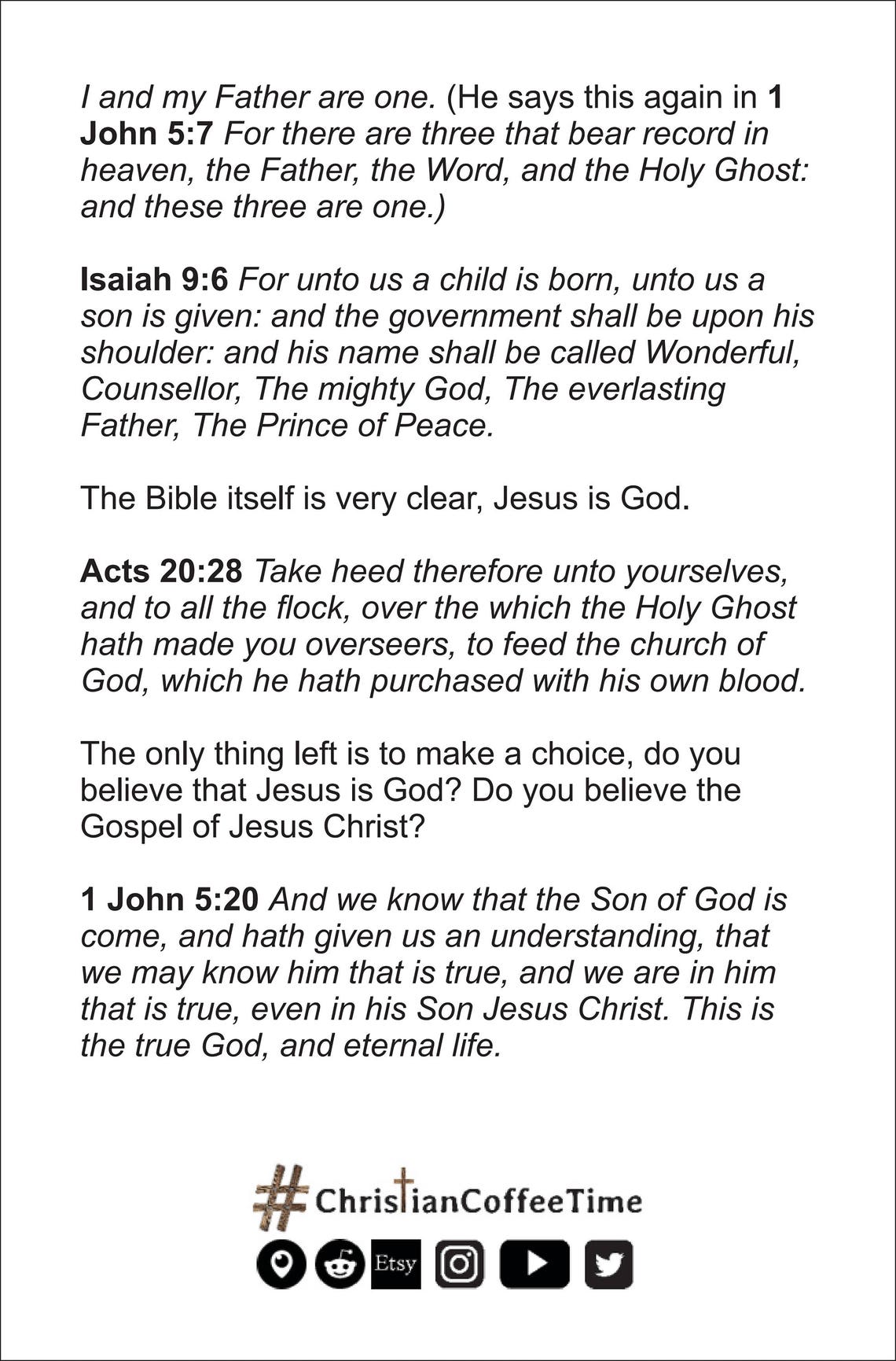 Printable Gospel Tracts - DIGITAL DOWNLOAD - Etsy