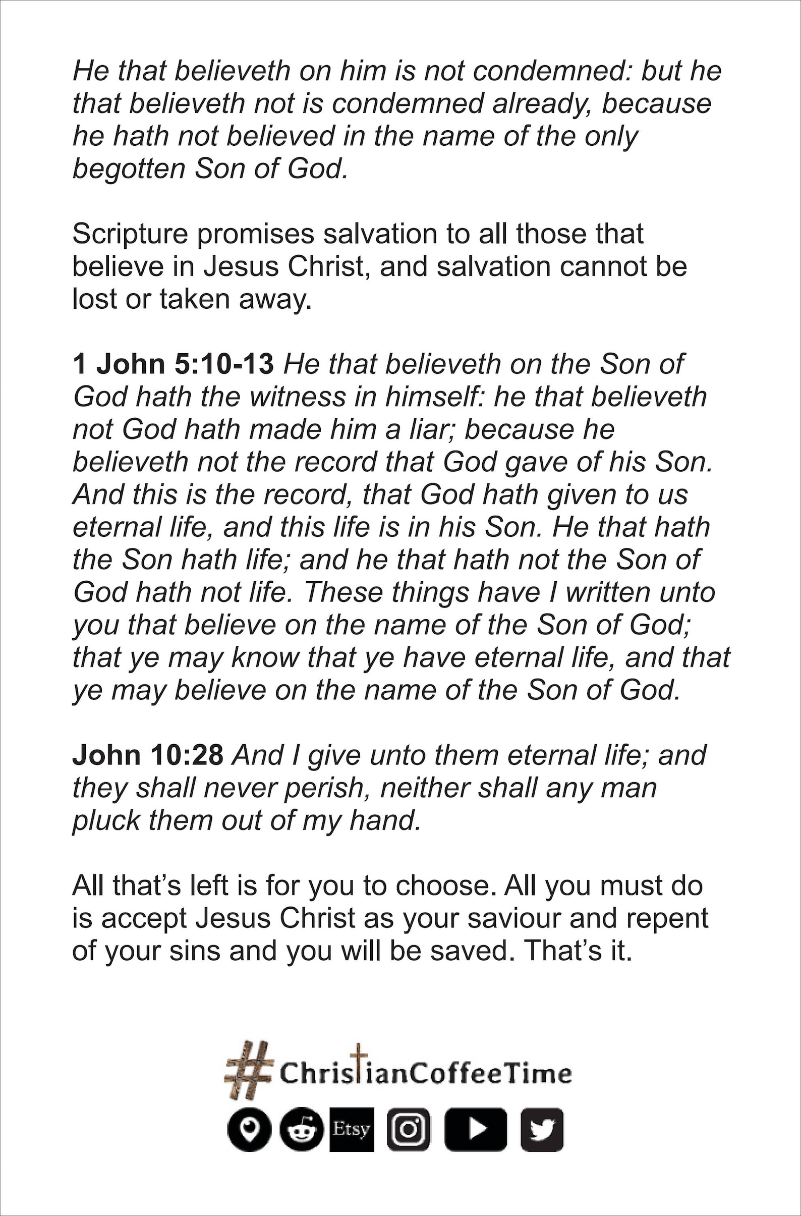 Printable Gospel Tracts - DIGITAL DOWNLOAD - Etsy