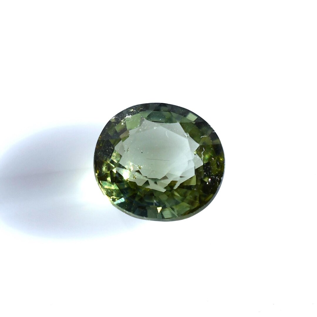 Large 8mm Green Tourmaline, This Sage Green to Moss Green Stone is ...