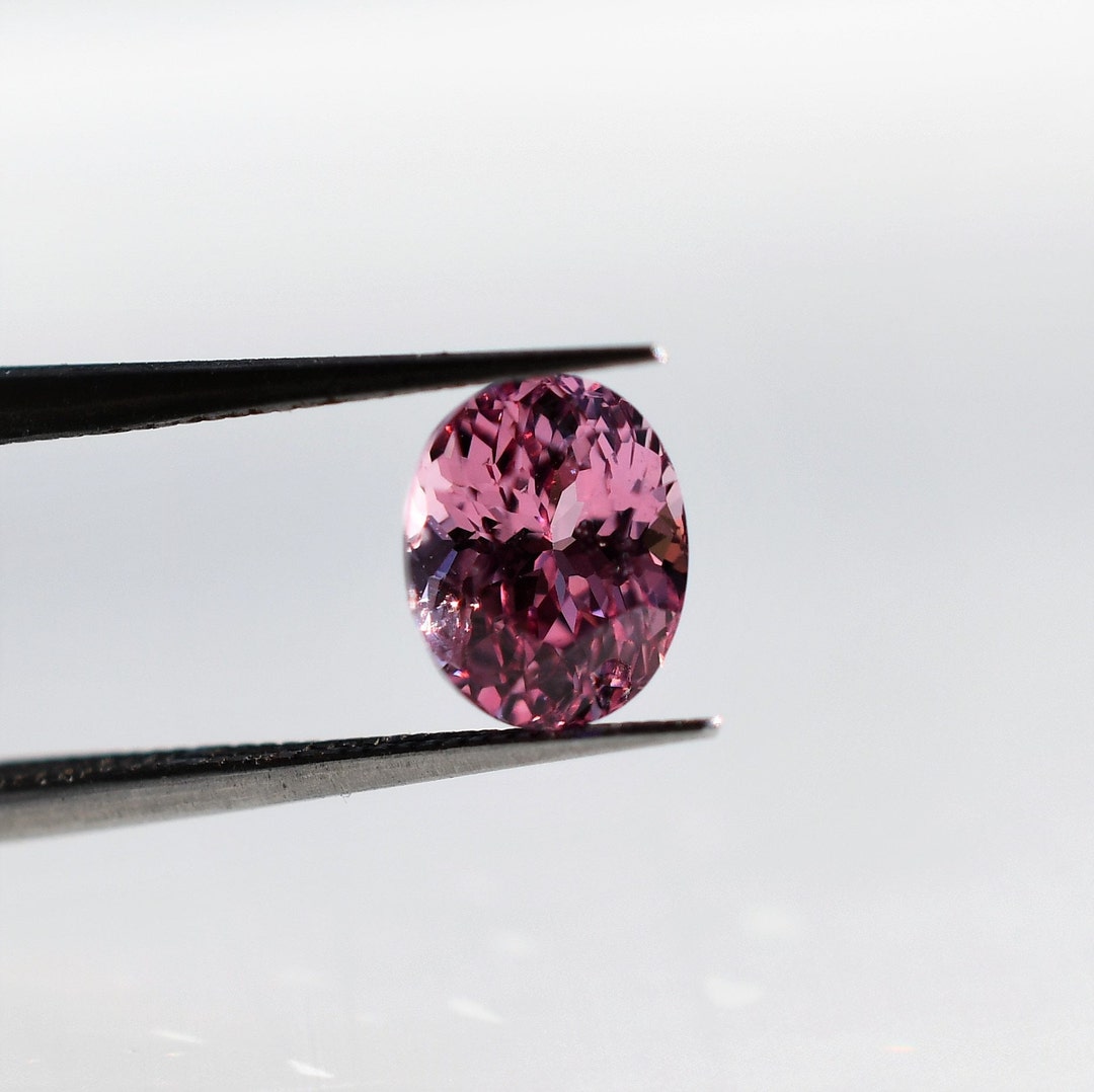 Intense Pink Spinel Oval 6x5 Mm, This Vibrant Little Stone From Vietnam ...