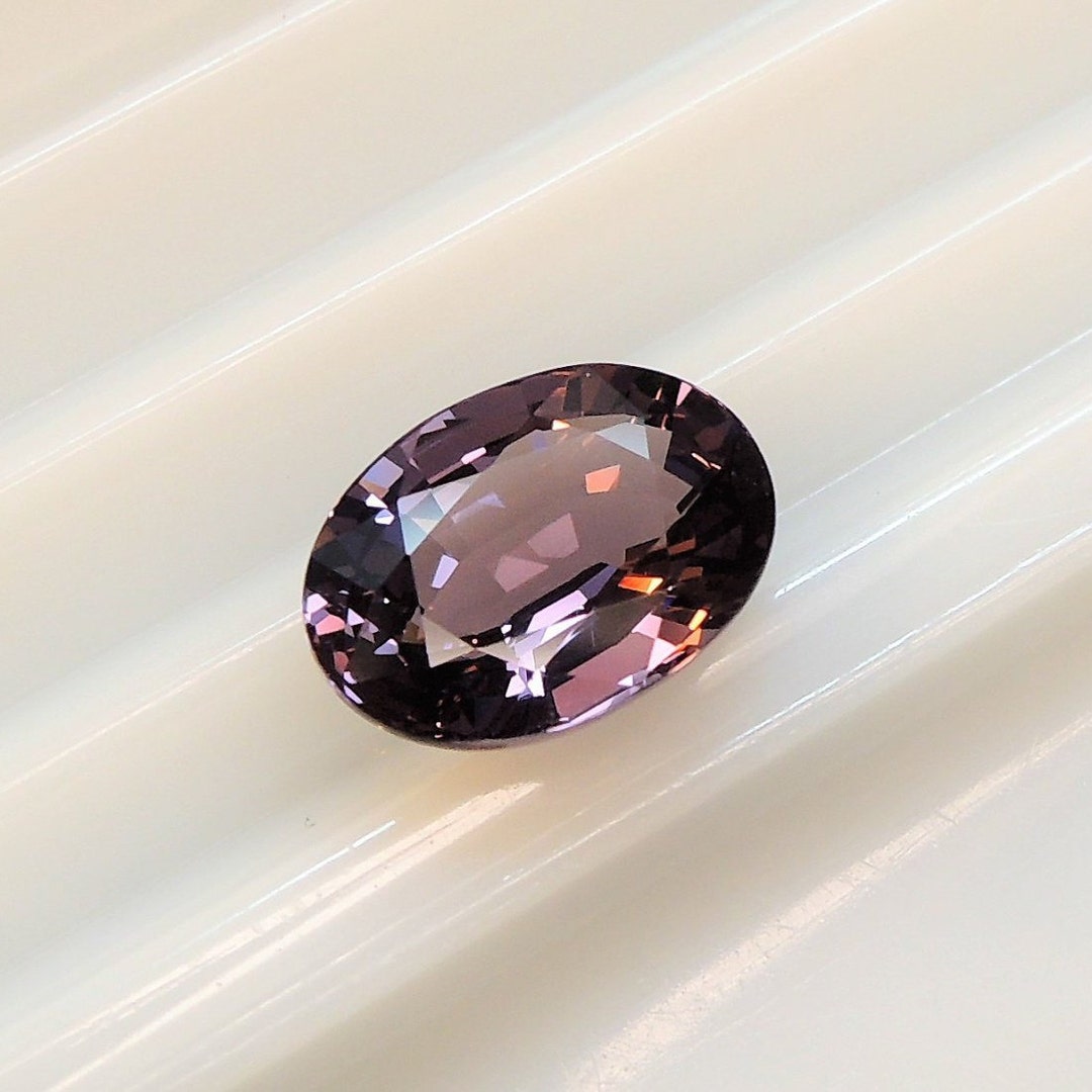 Huge Oval Purple Spinel 8x11mm, This Large Plum Colored Gem is Crystal ...