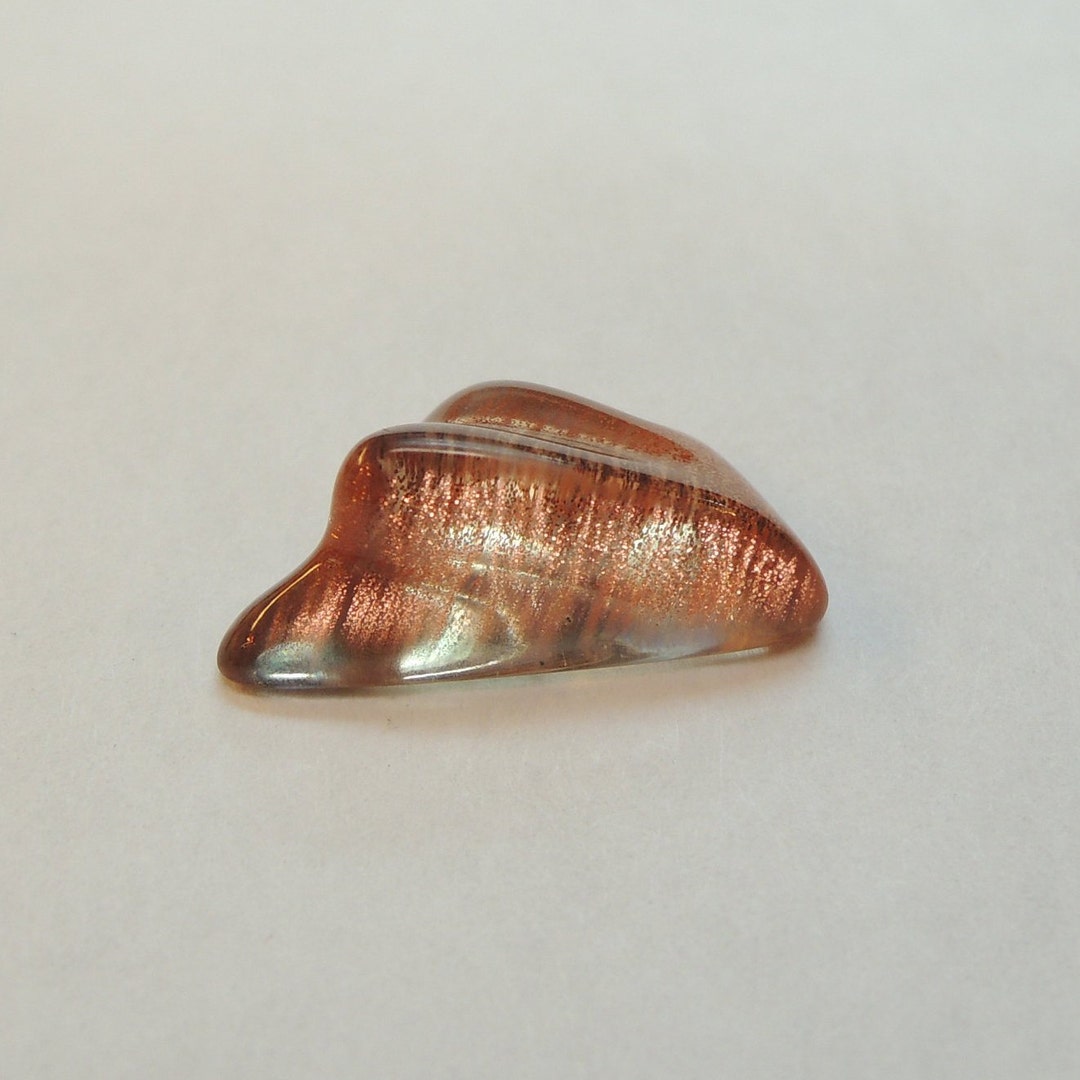 Oregon Sunstone With Schiller Effect, This Rare Fancy Cut Carved Gem ...
