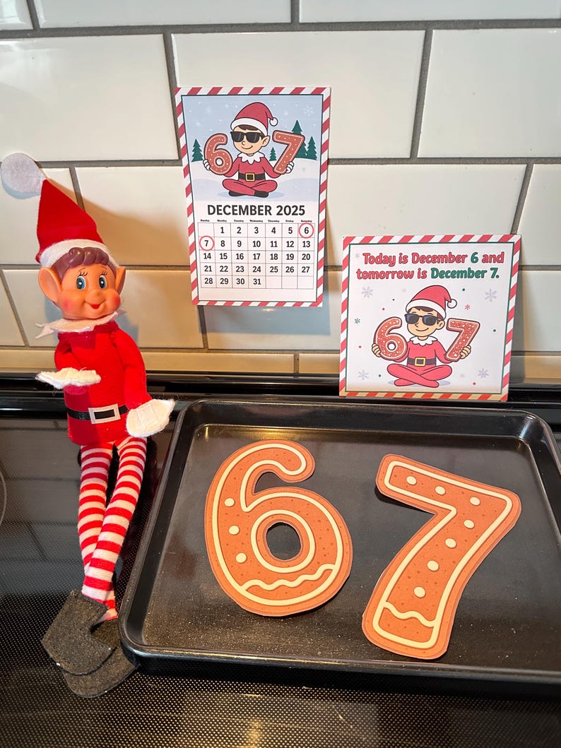 Elf 6 7 Printable Prop | Digital Download - Etsy