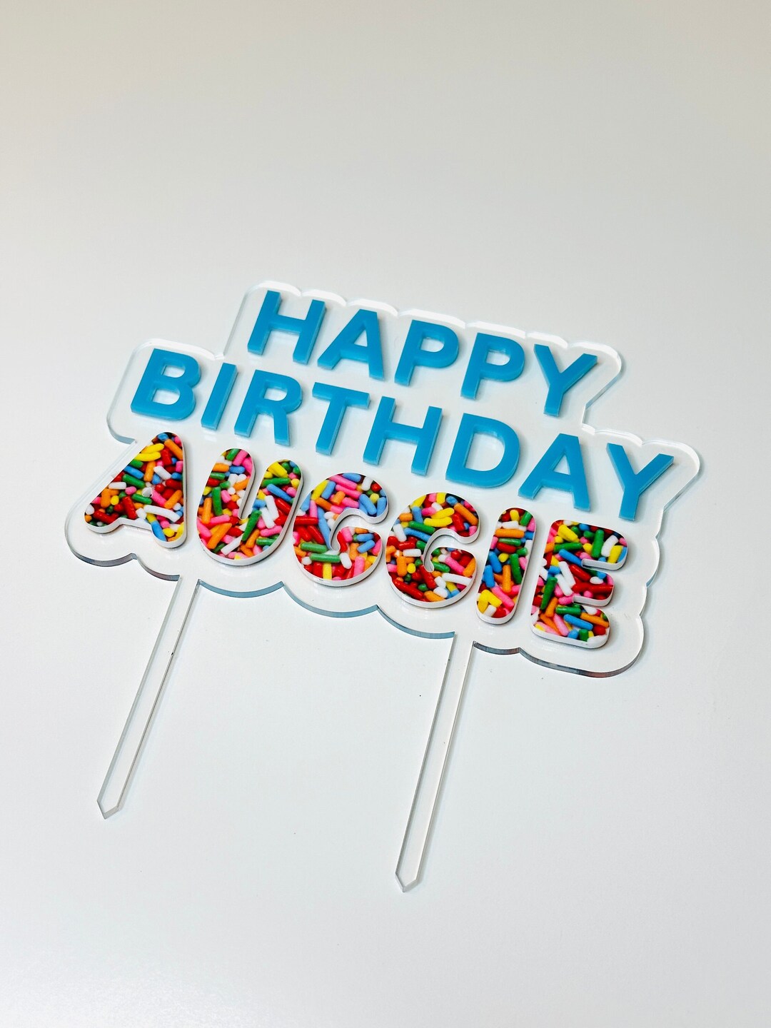 Birthday Cake Topper - Etsy