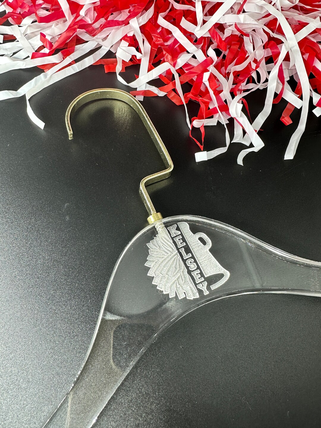 Cheer Uniform Personalized Hanger Laser Engraved Personalized ...
