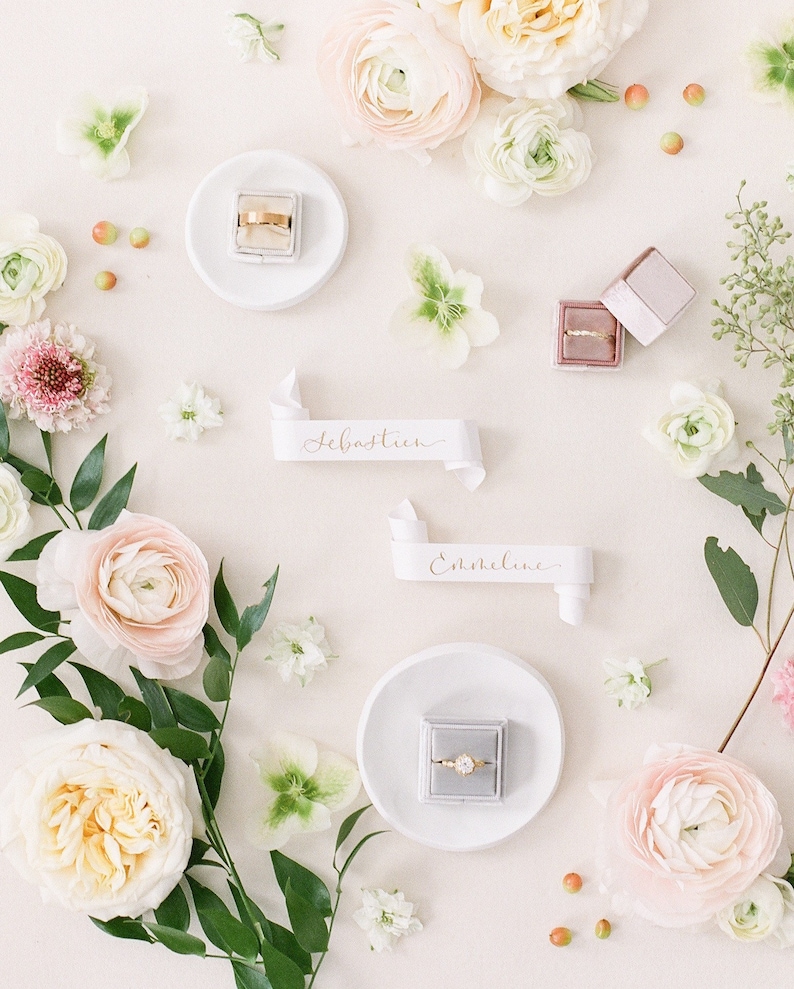 Scroll Paper Place Cards With Hand Calligraphy | Romantic, Fairytale ...
